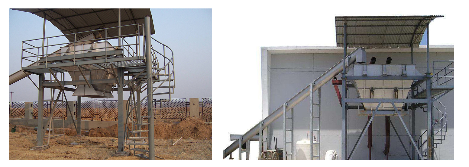 High Quality Wastewater Treatment Sludge Hopper Sludge Dehydrating ...