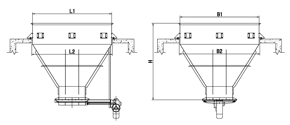 Sludge Cake Hopper - BOEEP